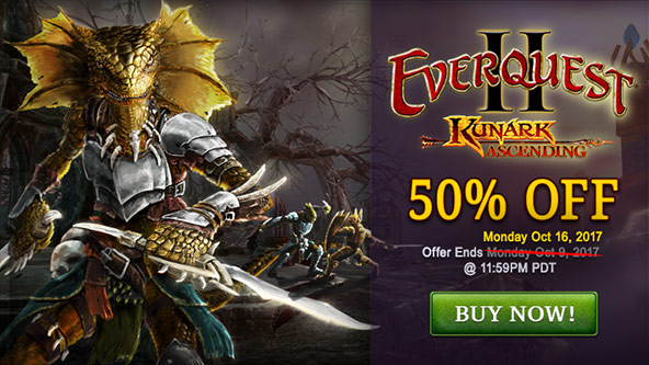 Kunark Ascending is Available for 50% Off! | EverQuest II Kunark Ascending is Available for 50% Off! | EverQuest II