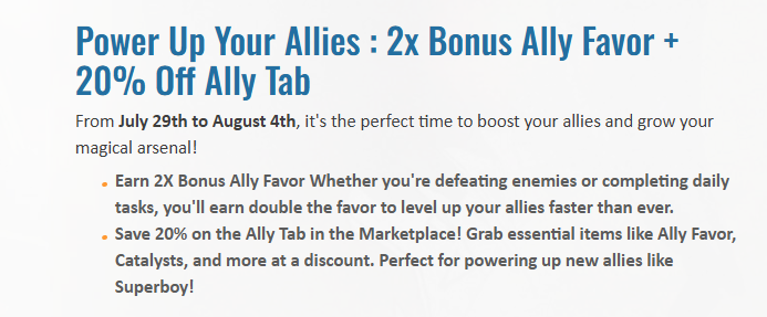 Superboy Ally and Ally Update | DC Universe Online Forums